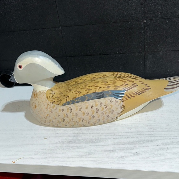 Accents | Vintage Handcrafted Wooden Duck 1986 | Poshmark